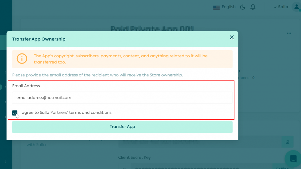 App Ownership Transfer: The Comprehensive Guide - Salla Developers