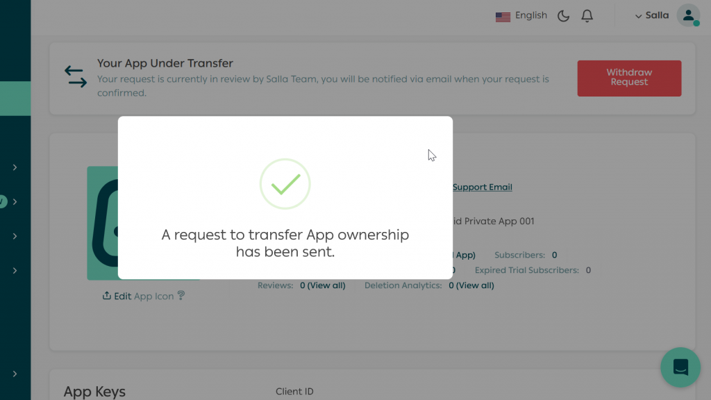 App Ownership Transfer: The Comprehensive Guide - Salla Developers