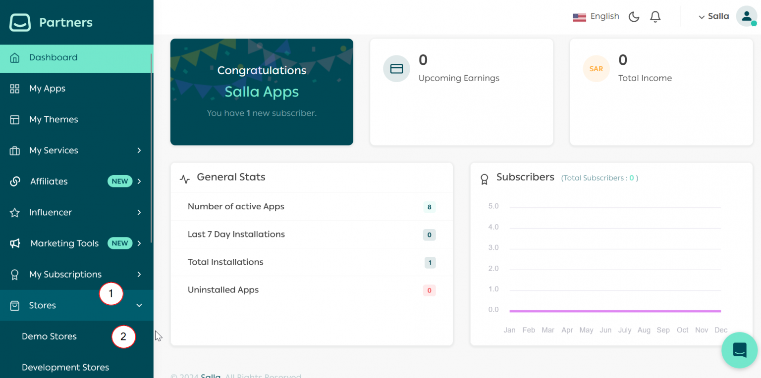 How To Test Your App Using Salla Demo Stores - Salla Developers
