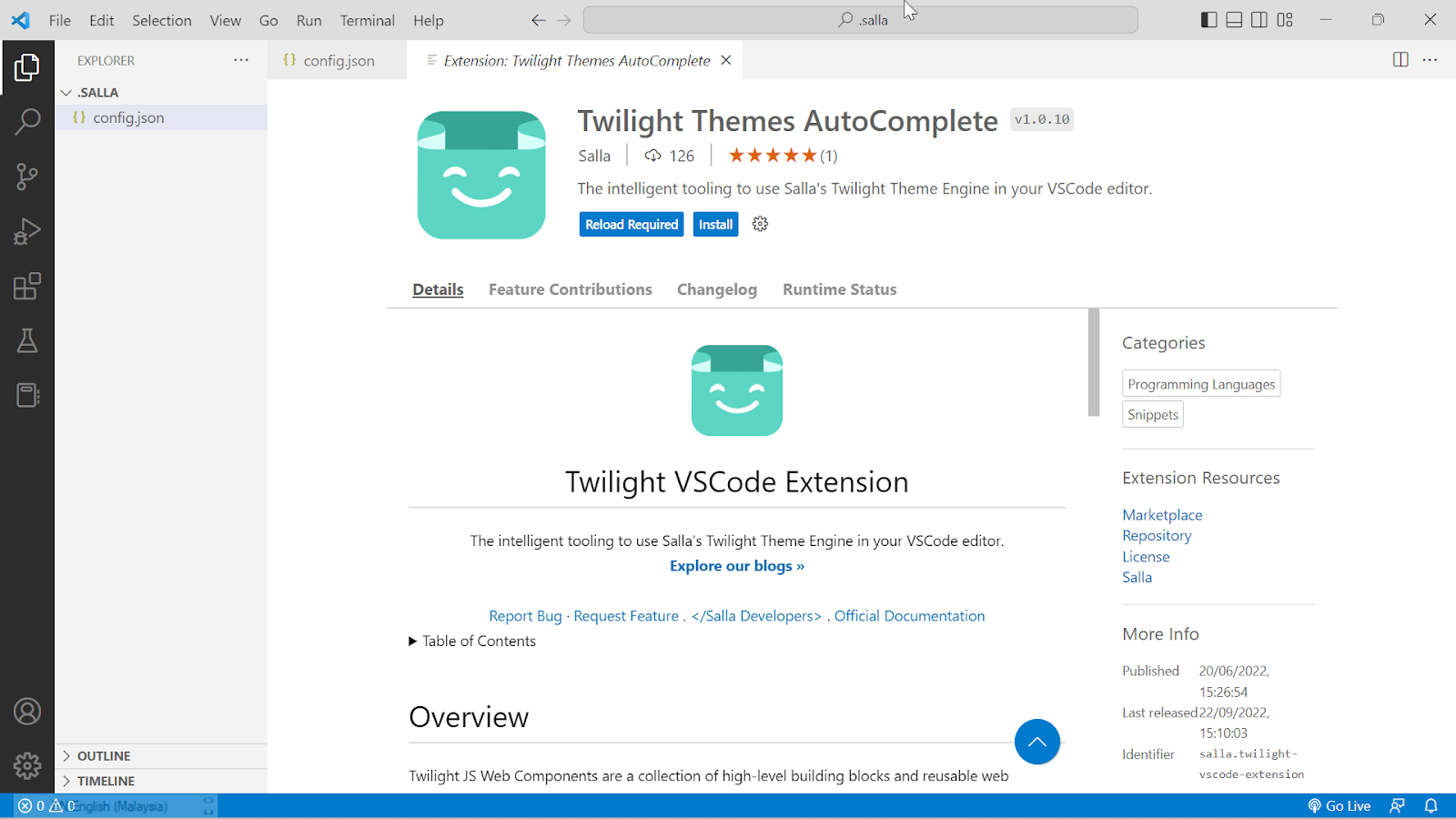 Twilight VSCode for an Enhanced Theme Building Experience - Salla Developers